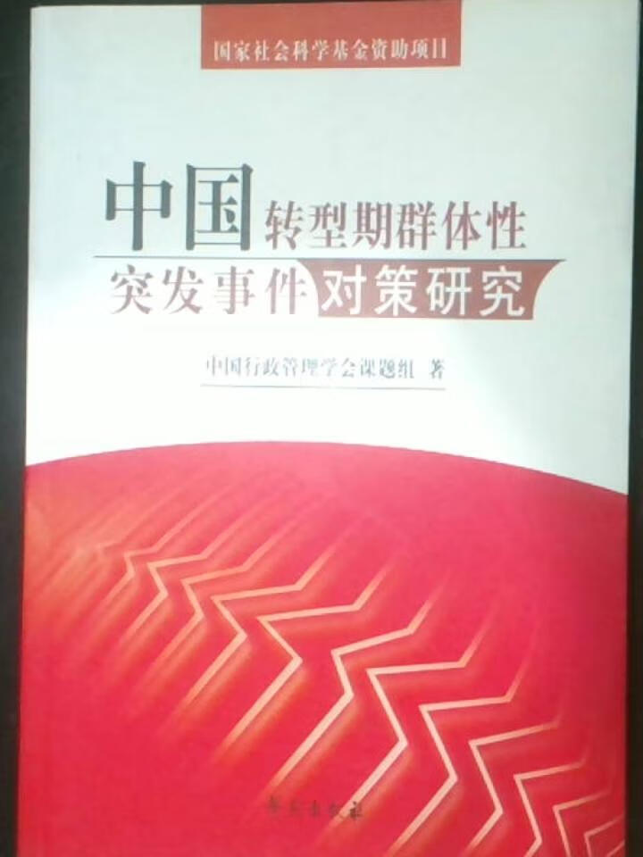 中国转型期群体性突发对策研究