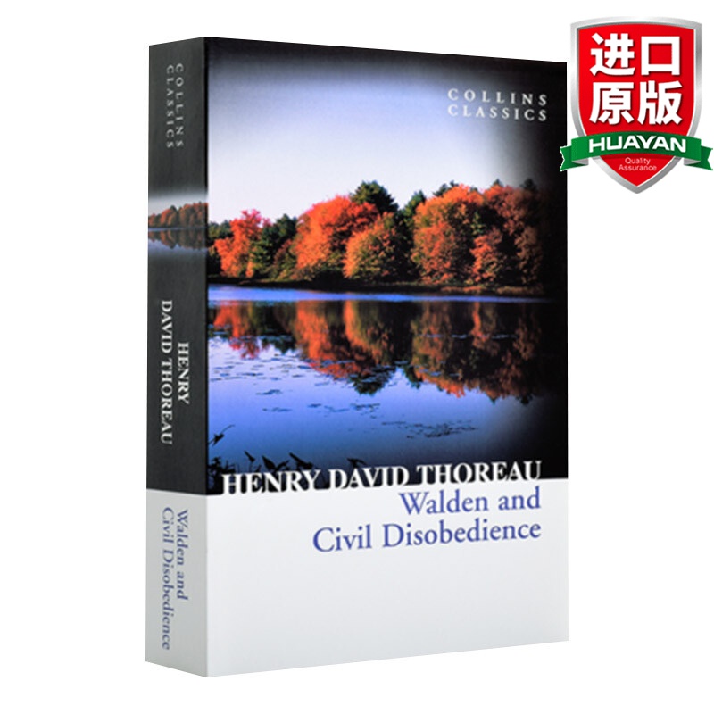 Walden and Civil Disobedience 英文原版 瓦尔登湖 Collins Classics 柯林斯经典系列 蓝思1340L 英文版