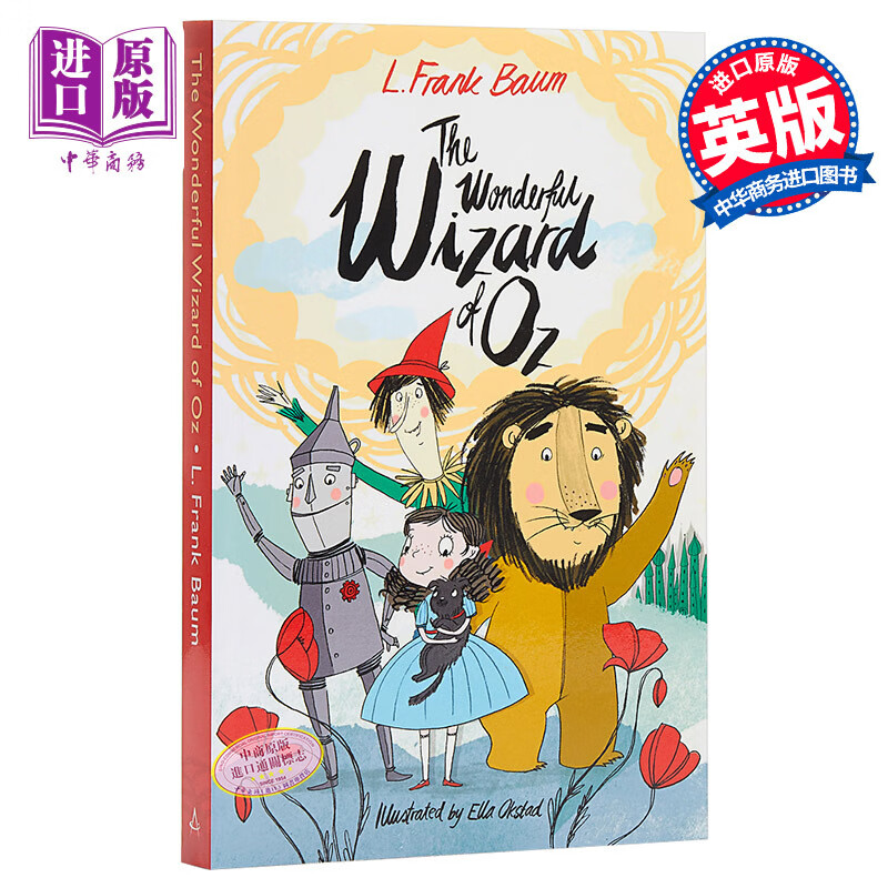 现货【中商版】绿野仙踪英文版TheWonderfulWizardofOz儿童文学经典童话故事儿童小说