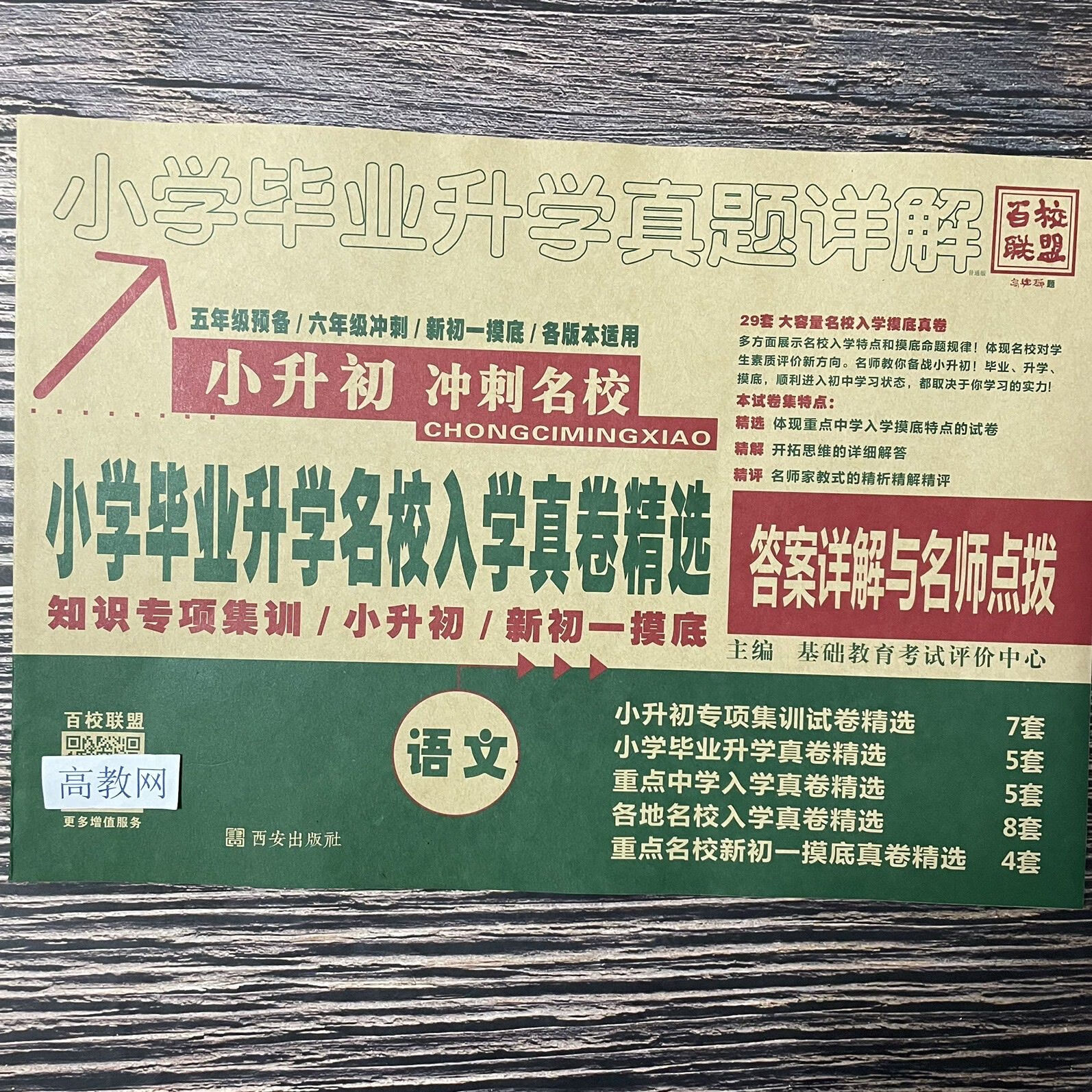 2023小升初名校入学真卷精选 六年级新分班语数英 语文