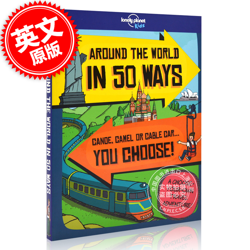 现货 50种方式环游世界 英文原版 Around the World in 50 Ways