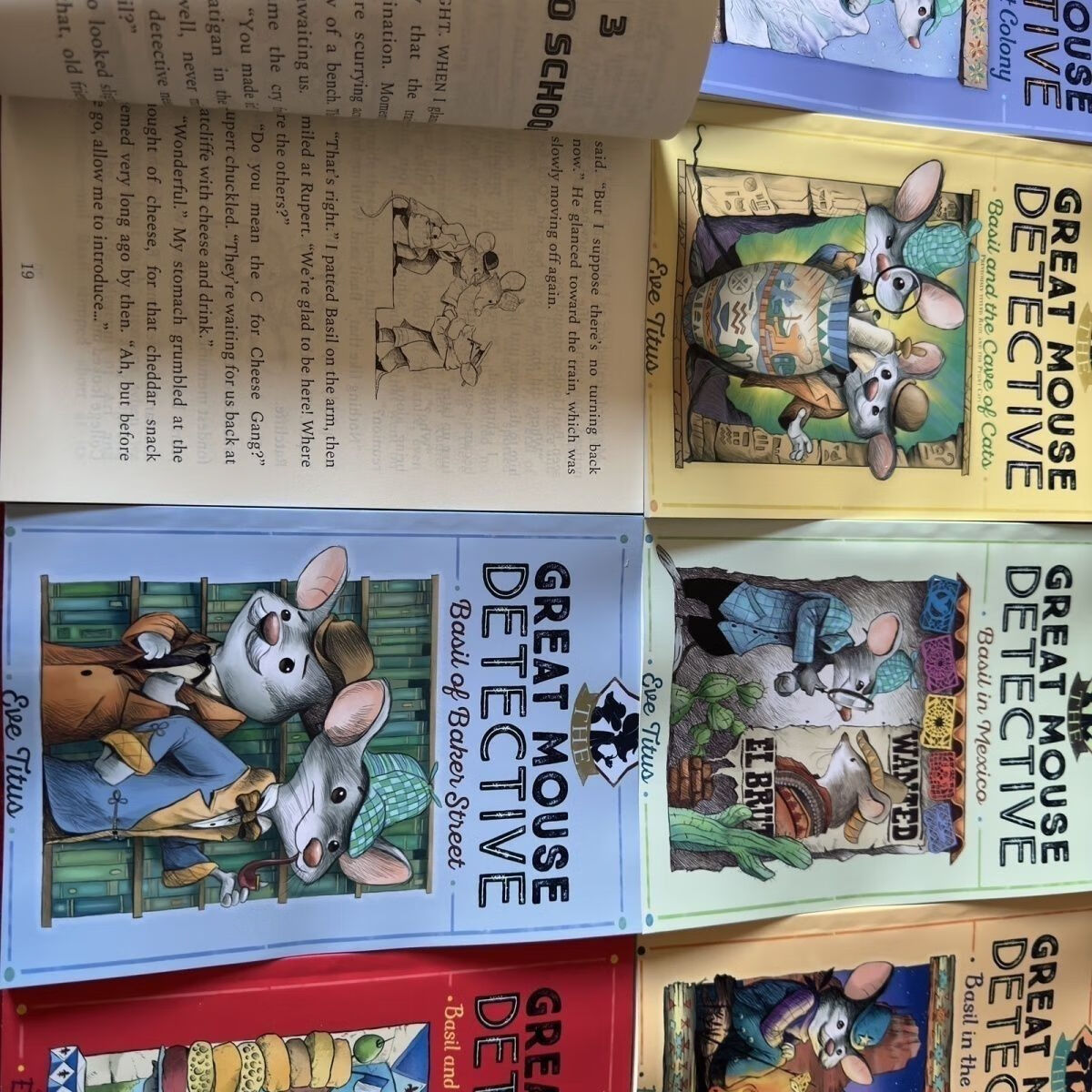 神探妙鼠妙妙探The Great Mouse Detective MasterMind 8册