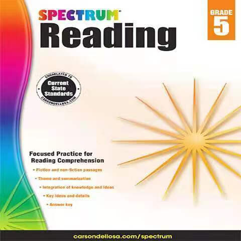 练习册Spectrum Science Workbook Grade 3/4/5/6/7/8 G5
