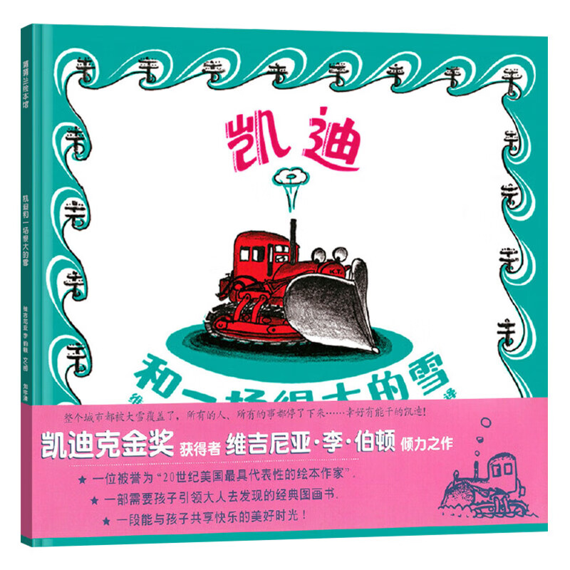 凯迪和一场很大的雪硬壳精装图画书蒲蒲兰绘本适合3岁以上子共读童书 单本全册