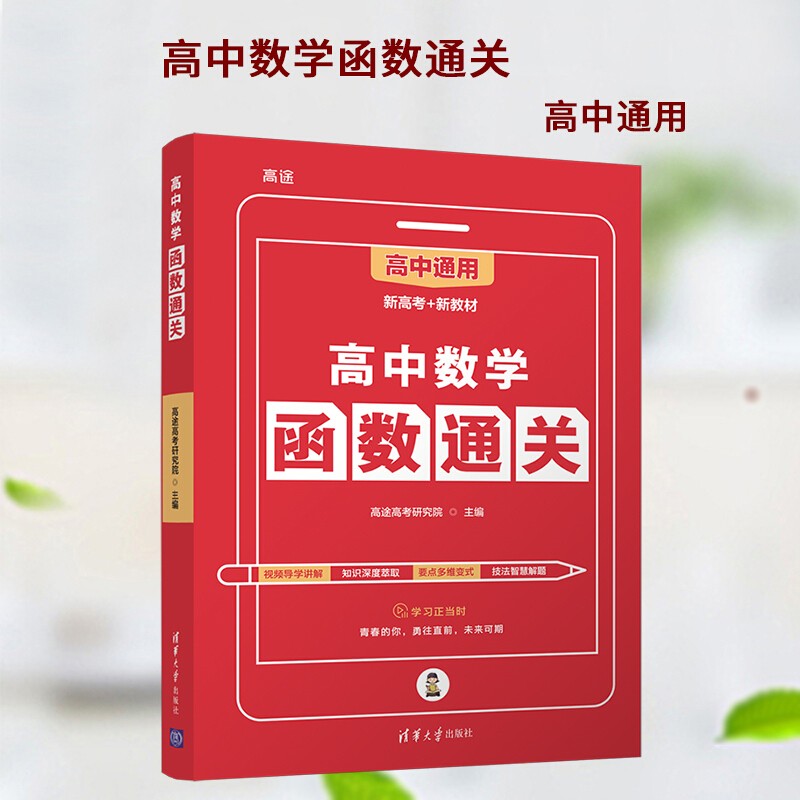 2023新教材 新高考版高中数学函数通关 高考数学专题 数学基础题解题练习册 清华大学出版社