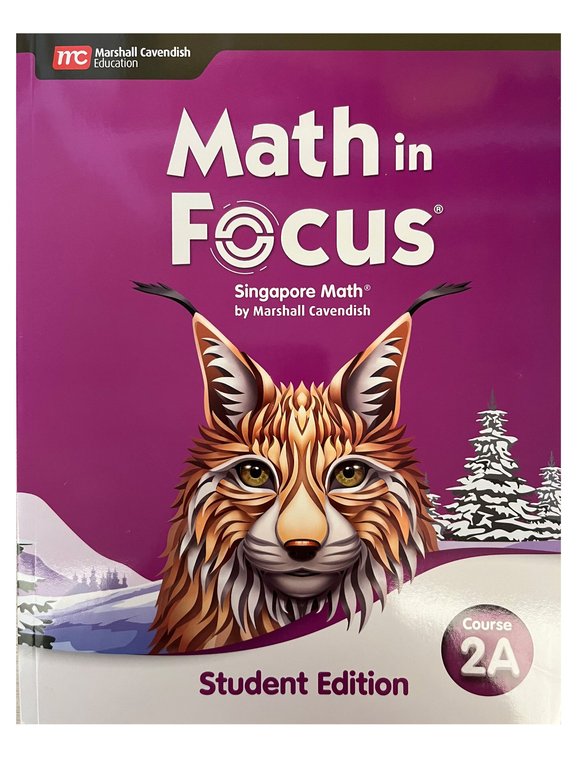 原版进口新加坡数学Math in Focus新版678年级初中数学教材Co Course 2A课本（七年级上）