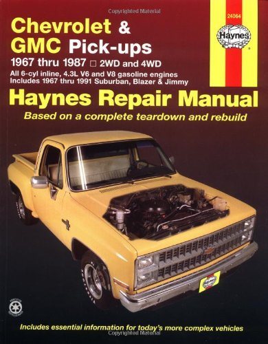 Chevrolet & GMC 4.3L V6 & V8 petrol pick-ups (1967-1987) & Suburban, Blazer & Jimmy