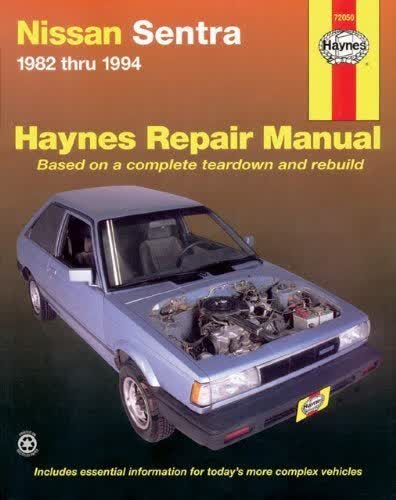 Nissan Sentra Sedan, Coupe, Wagon petrol (1982-1994) Haynes Repair Manual (USA)