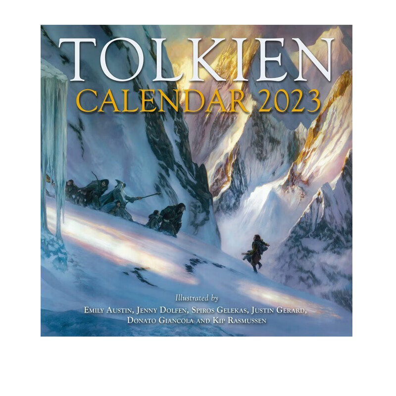 Tolkien Calendar 2023托尔金官方挂历 2023年版 12幅新一代艺术家的惊人画作 J. R. R. Tolkien .