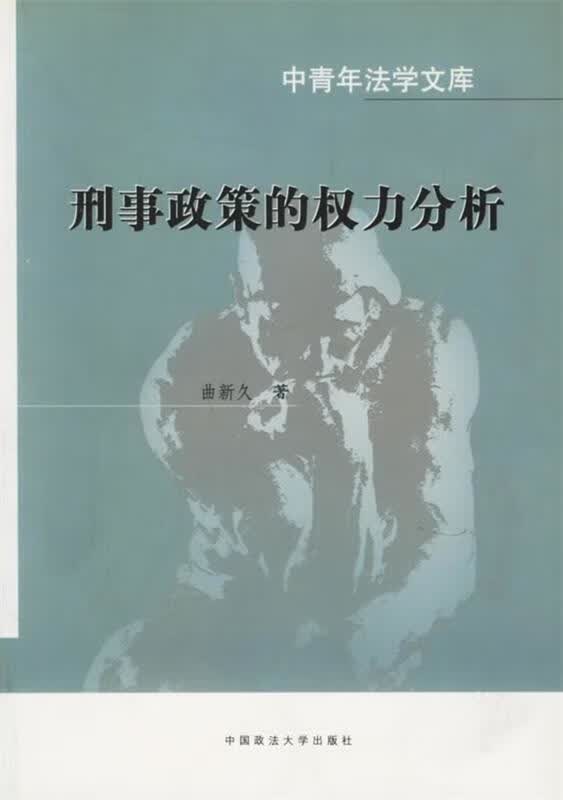 刑事政策的权力分析