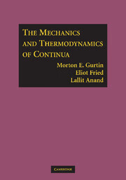 预售 按需印刷The Mechanics and Thermodynamics of Continua