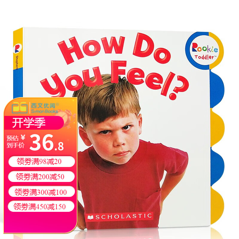 英文原版 新手：你觉得如何 Rookie Toddler：How Do You Feel 儿童启蒙书