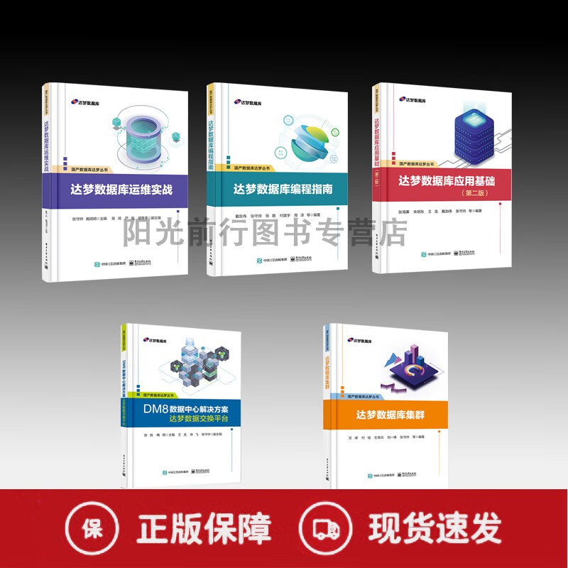 [现货k]国产数据库达梦丛书（套装5册）