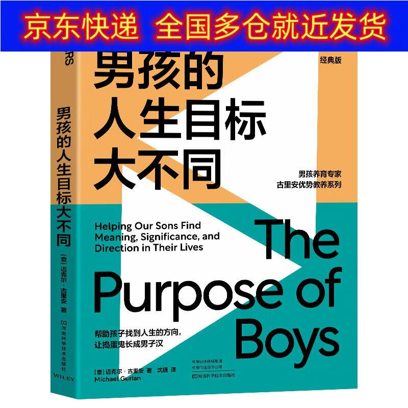 书 男孩的人生目标大不同 家教养育男孩类图书 男孩的人生目标大不同