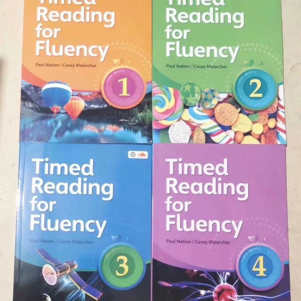 Timed Reading for Fluency《阅读流利计时训练书》4册点读版
