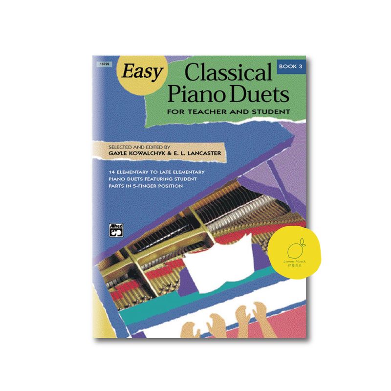 Easy Classical Piano Duets for Teacher and Student Book 3