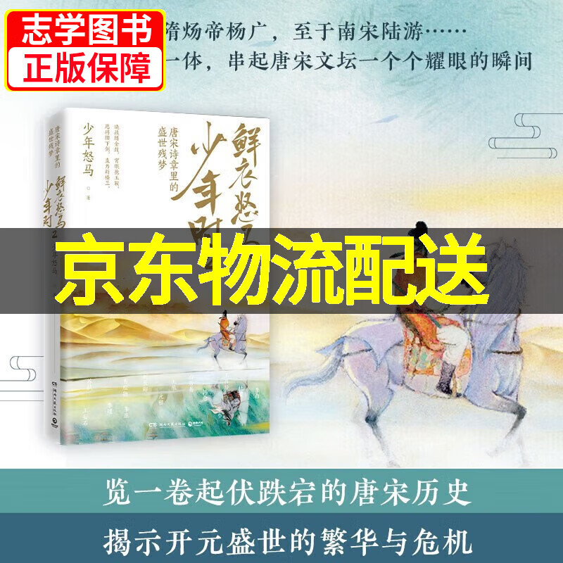 鲜衣怒马少年时套装2册（可挑选）唐宋诗盛世残梦诗酒江湖绘画文学中国古诗词鉴赏书籍 少年时鲜衣怒马 【单本】2.唐宋诗章里的盛世残梦