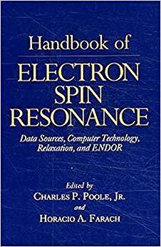Handbook of Electron Spin Resonance: Vol. 1