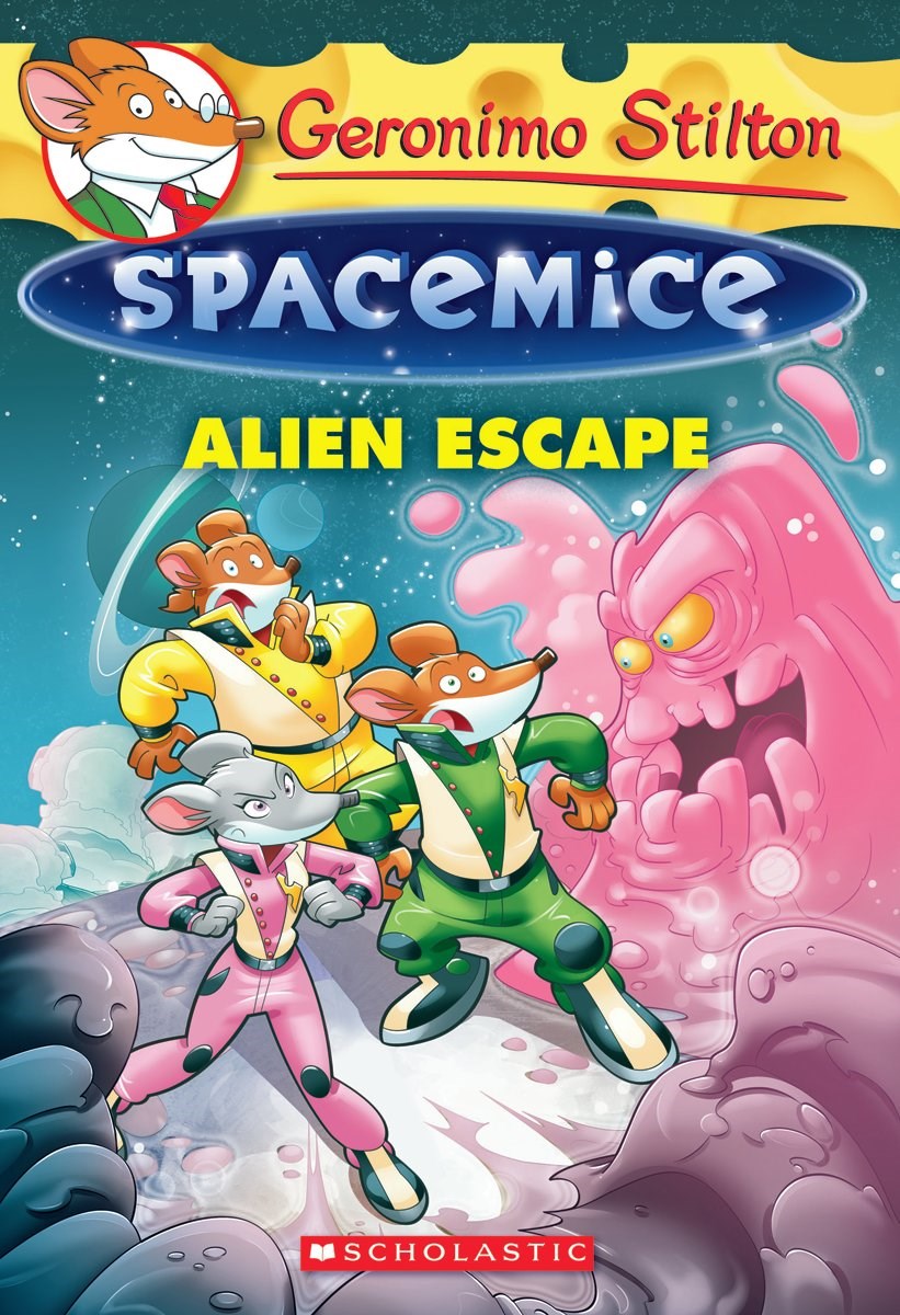 Geronimo Stilton Spacemice #1: Alien Escape老鼠记者之太空鼠#1：外星人大逃亡 进口故事书