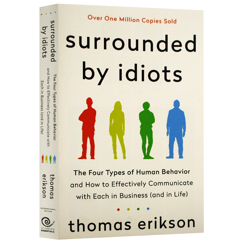 被白痴包围 英文原版 Surrounded by Idiots 美版 人类行为的四种模式 心理学行为