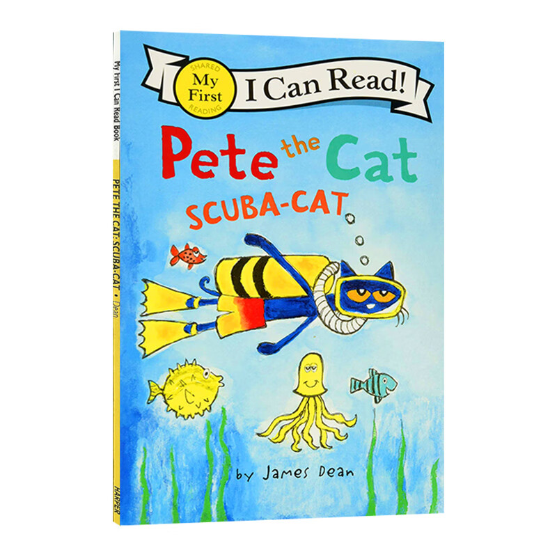 59元任意选5册 英文原版绘本 iamabunny我是一只兔子 Pete the Cat 皮特猫 Hop on Pon Foot Book Cars Trucks 皮特猫 Scuba Cat