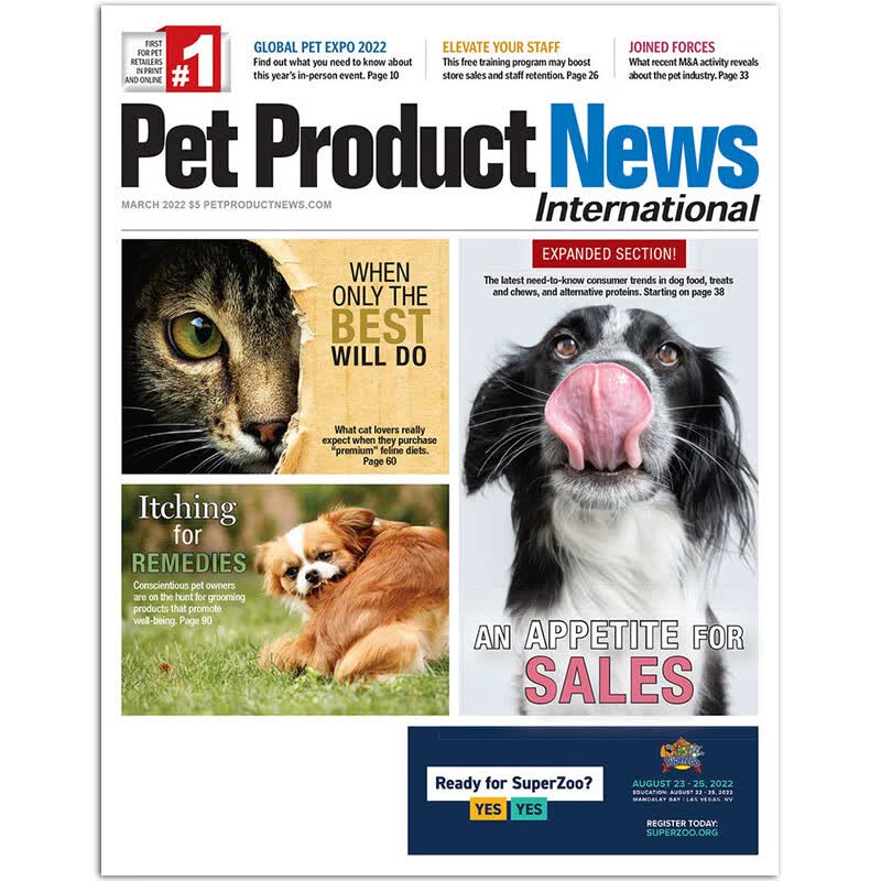Pet Product News International 2021/22年月刊 国际宠物产品新闻 2022年3月刊