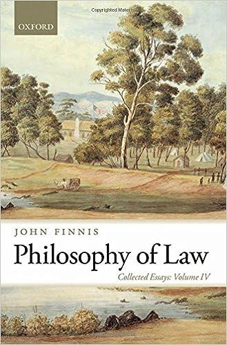 法律哲学：文集 卷四 Philosophy of Law