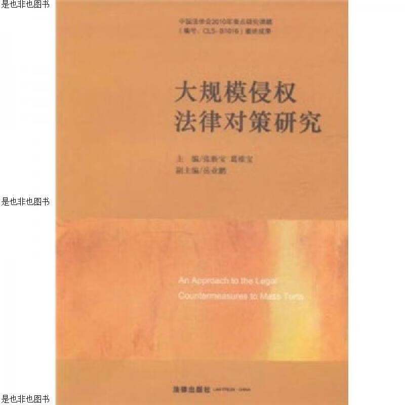 大规模侵权法律对策研究