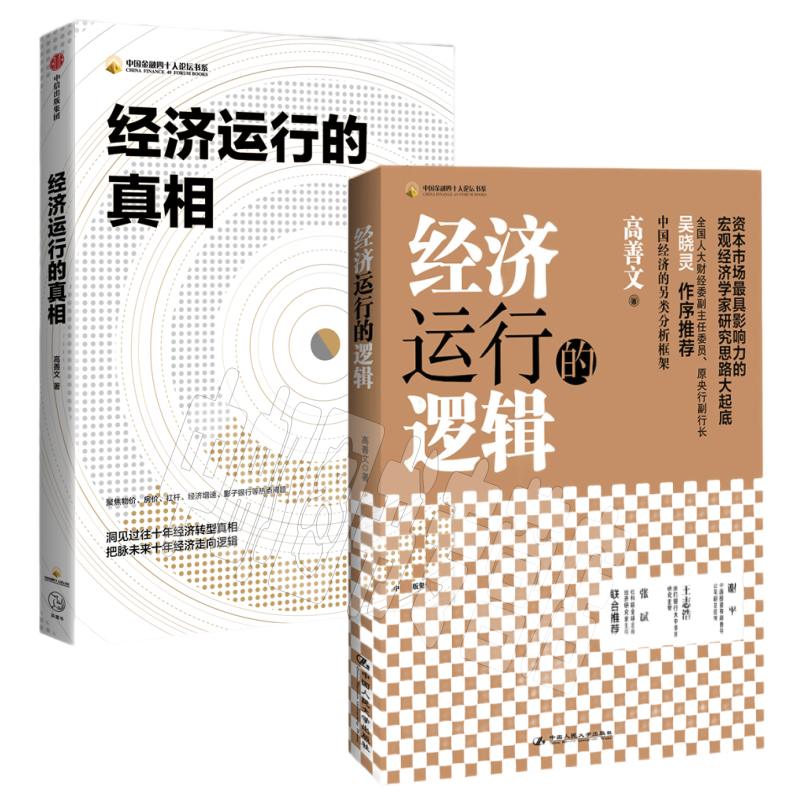 中国金融四十人论坛书系 高善文 全2册 经济运行的逻辑+经济运行的真相