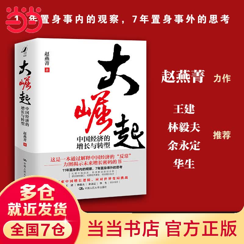 大崛起：中国经济的增长与转型（赵燕菁教授 新著，揭示城市空间战略与经济增长问题，王建、林毅夫、余永定、华生联袂推荐）