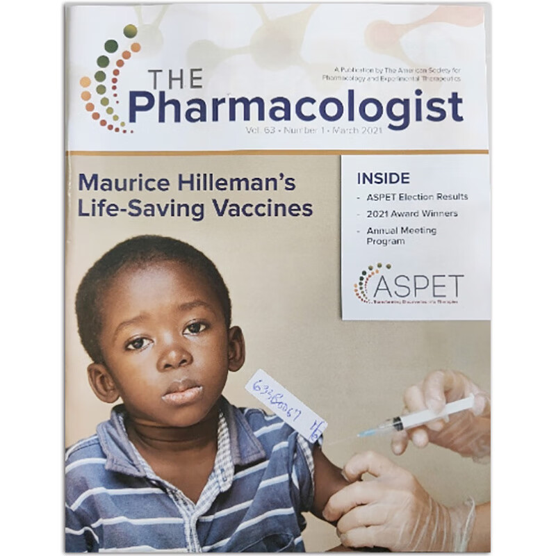 【单期可选】Pharmacologist 药理学与实验治疗学研究 2021年3月 2021年3月刊