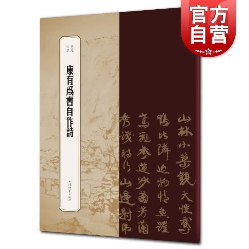 康有为书自作诗 书苑拾遗篆隶行书一体南海体中楷碑学一天阁诗稿清代汉字碑帖 书法艺术篆刻字帖素材 上海辞书出版社
