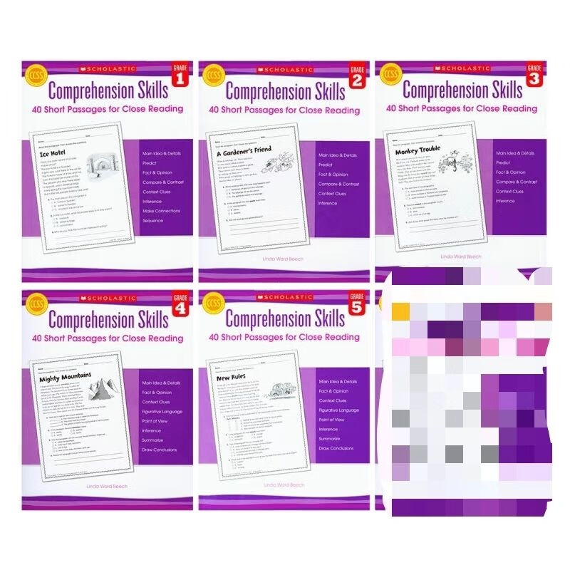 Comprehension Skills Grade1-5提升阅读技能