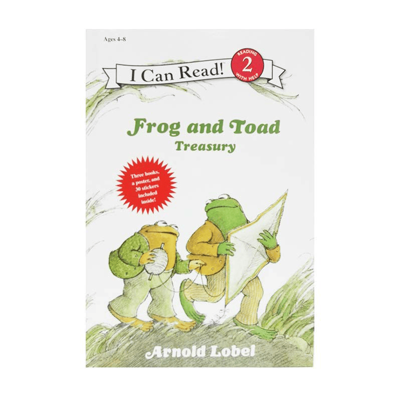 青蛙与蟾蜍3个故事合集 I Can Read Frog and Toad Treasury 英文原版 英语儿童绘本 分级读物 Level 2 进口童书 精装