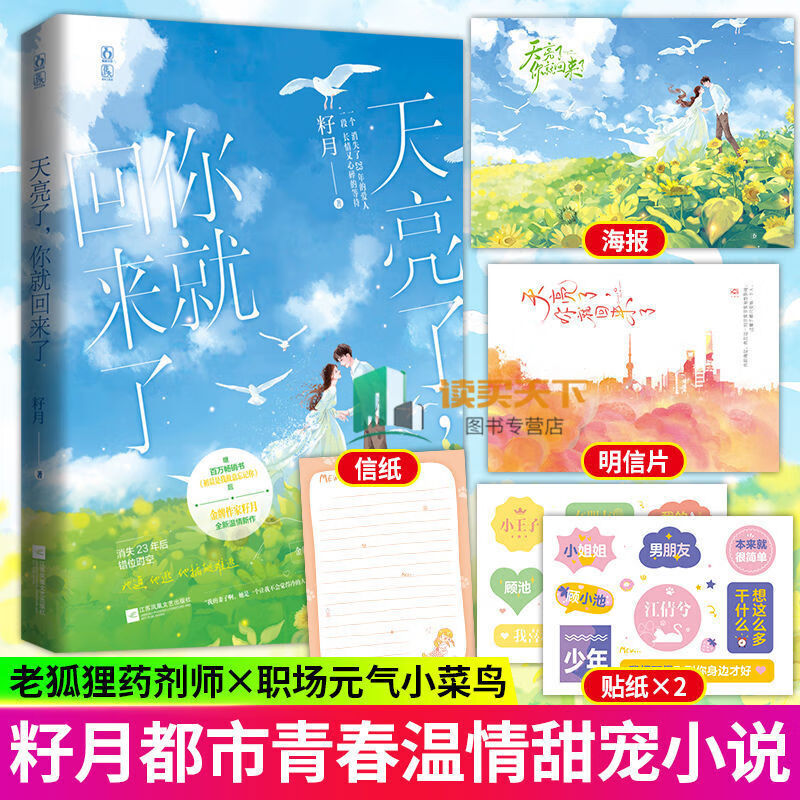 天亮了,你就回来了 籽月新作已完结花火现代轻虐情深甜宠小说 书籍k 天亮了你就回来了