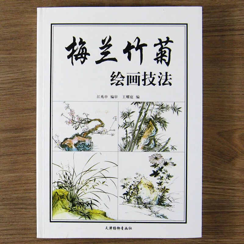 梅兰竹菊绘画技法画法零基础自学国画入门手绘临摹书籍