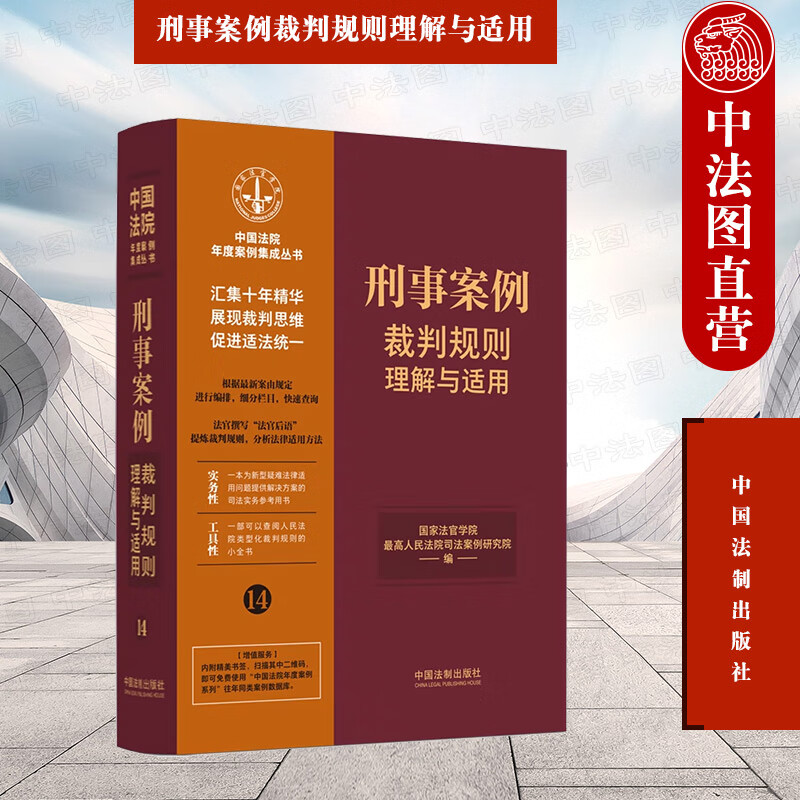 刑事案例裁判规则理解与适用14 中国法制 司法实务参考书 犯罪刑罚刑事证据 危害公共安全罪 侵犯财产罪 贪污贿赂罪 渎职罪