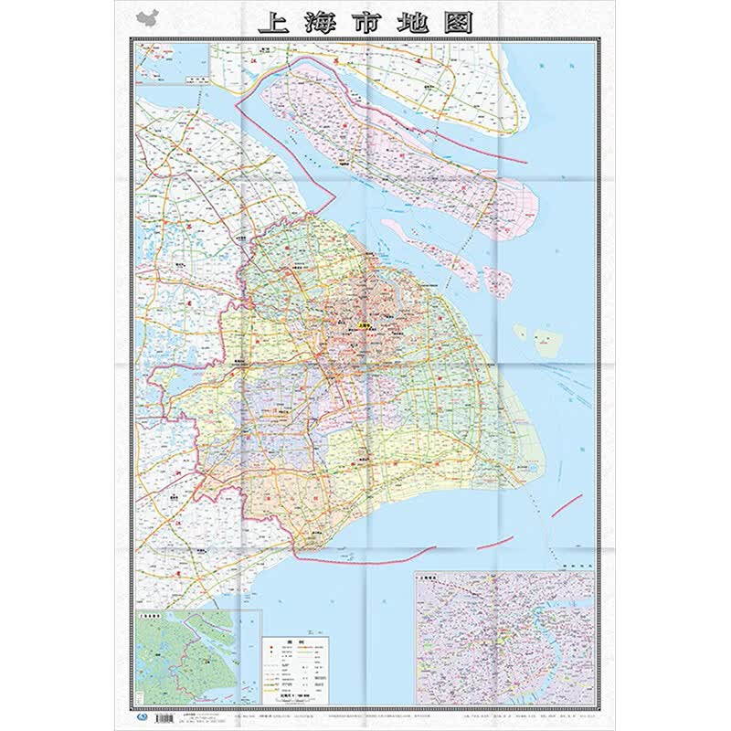 上海市地图 图书