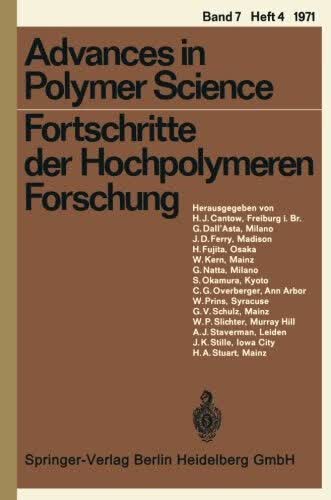 Fortschritte der Hochpolymeren Forschung