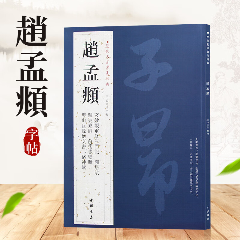 赵孟頫 历代名家书法经典 繁体旁注 赵孟頫洛神赋 同居赋 前后赤壁赋 致中峰和尚十一札吴门帖玄