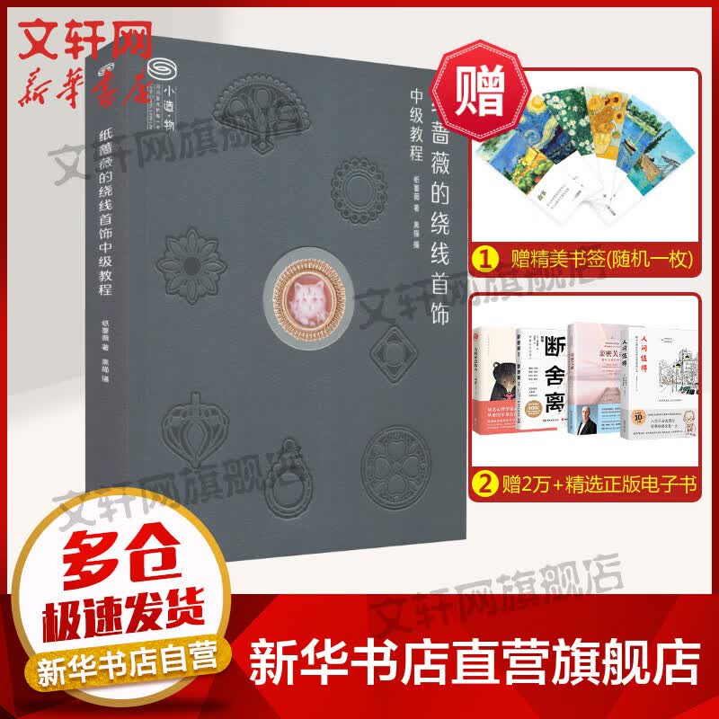 纸蔷薇的绕线首饰中级教程 图书