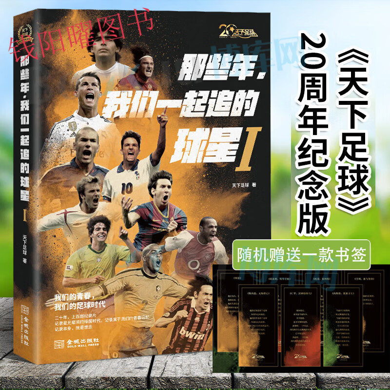 那些年我们一起追的球星1天下足球20周年出版马拉多纳梅西罗纳尔多卡卡贝克汉姆巴斯图塔c罗书传记纪念图