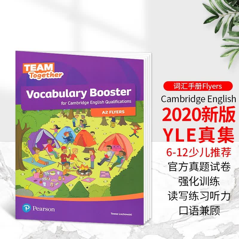 新版剑桥yle真题集考试剑桥少儿英语二级考试教材 Cambridge English Flyers 词汇手册 全真备考书测试卷