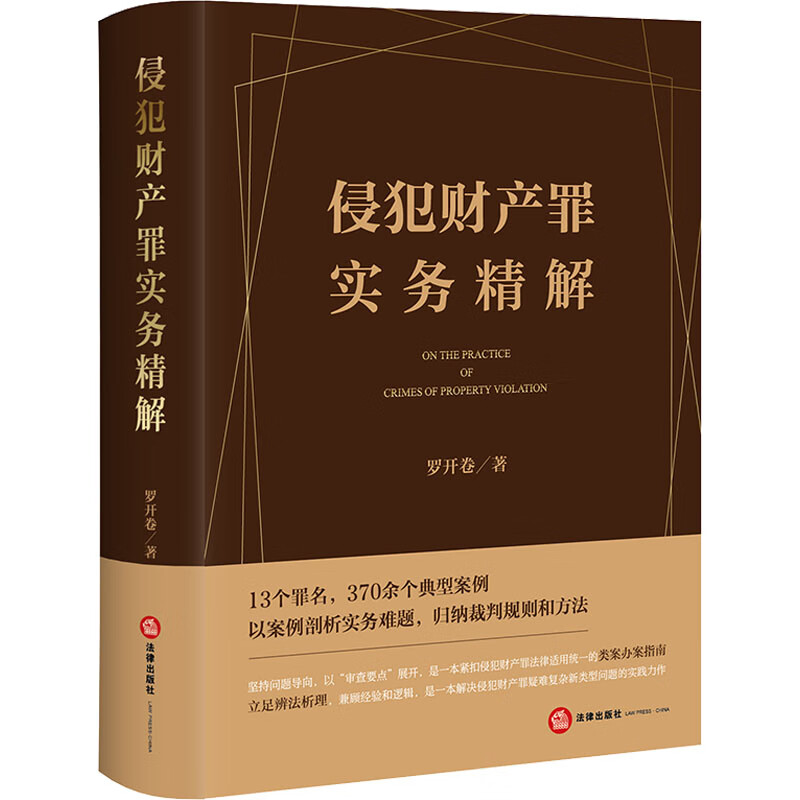 侵犯财产罪实务精解 图书