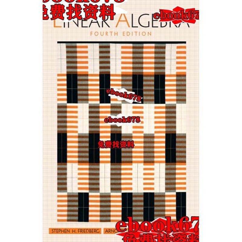 Linear Algebra, 4th Edition