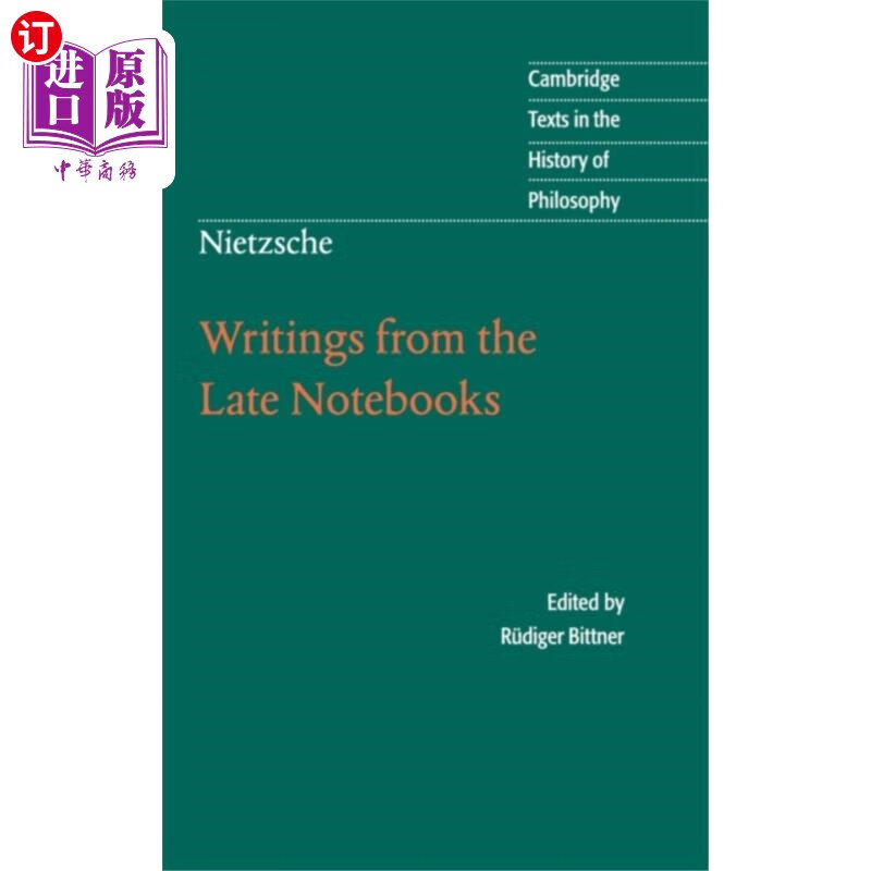海外直订Nietzsche: Writings from the Late Notebooks 尼采:《晚期笔记