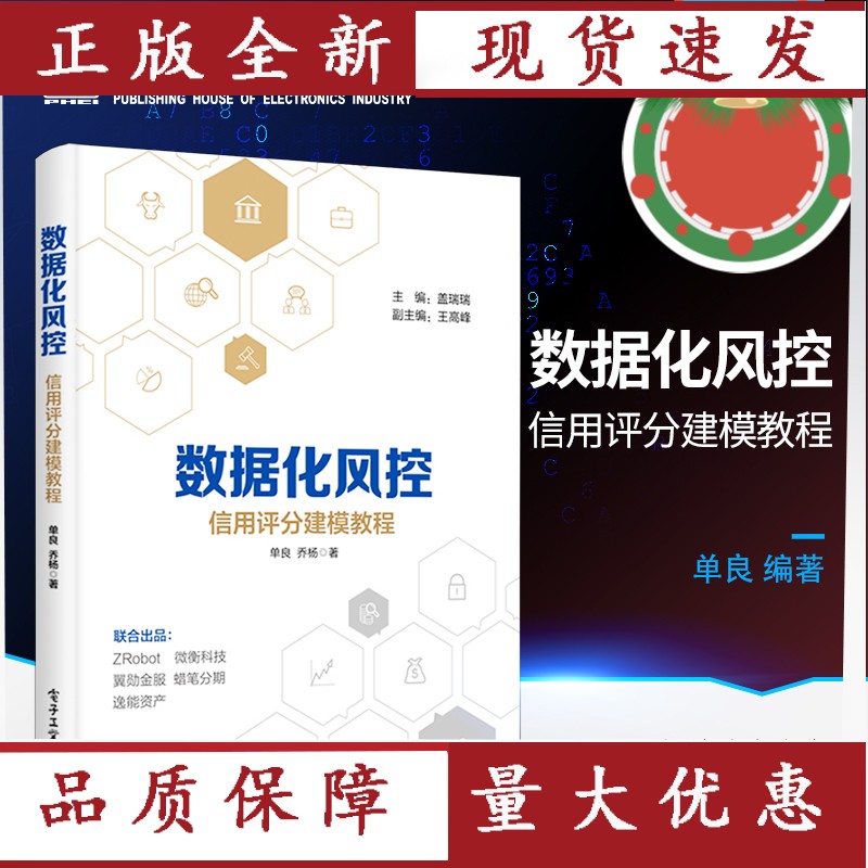 数据化风控 信用评分建模教程 大数据风控 征信与大数据信贷风险管理 信用评分策略 消