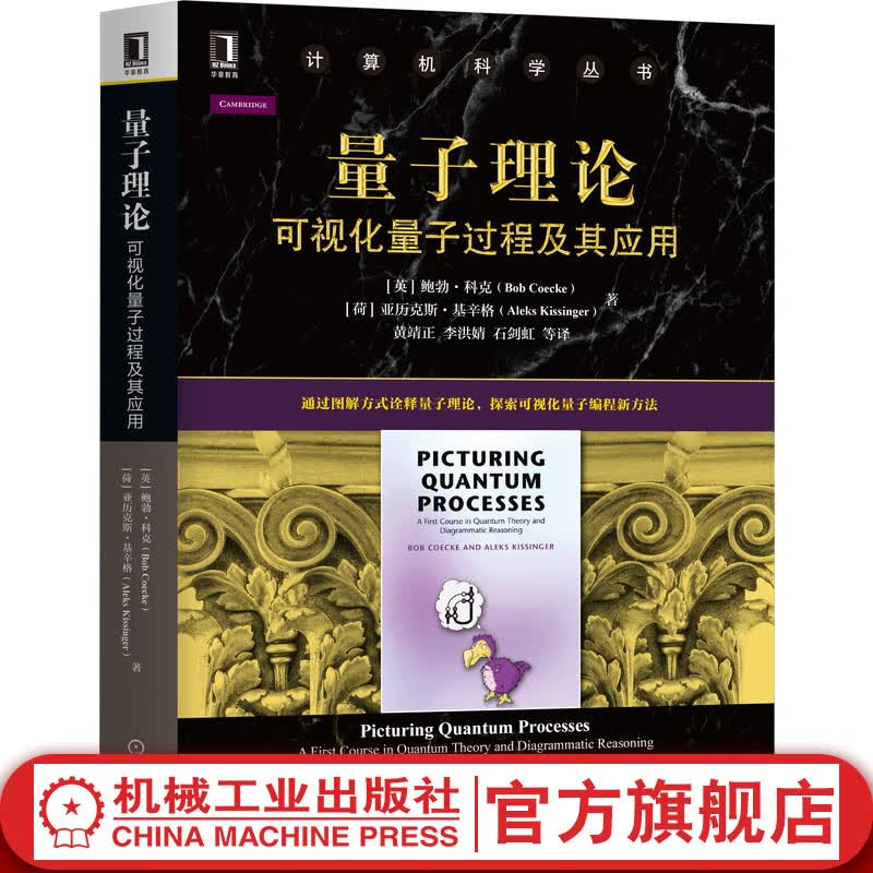 官网 量子理论 可视化量子过程及其应用 计算机科学丛书 量子力学复杂理论 图解推理技巧量子理论特征 量子计算研究生教材