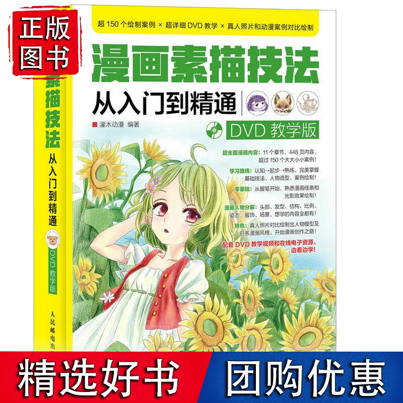 漫画素描技法从入门到精通 DVD教学版