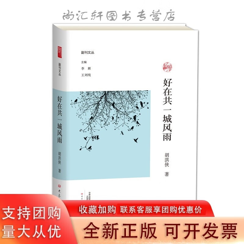精装 好在共一城风雨 副刊文丛 胡洪侠著 李辉编